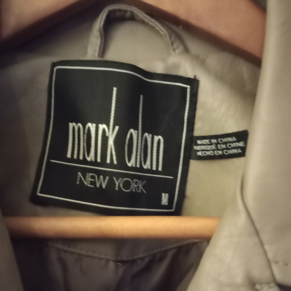 Mark Alan New York Faux Leather Biker Style Jacket Si… - Gem
